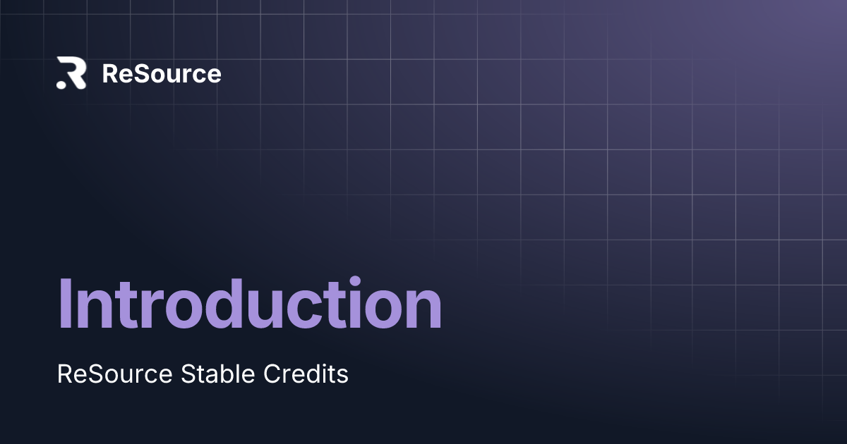 Introduction | ReSource